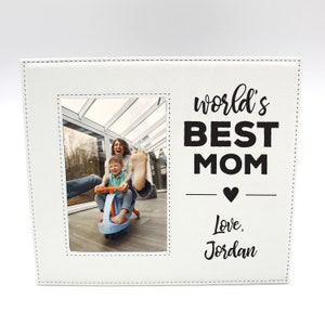 World's Best Mom Picture Frame Personalized Mom Picture Frame Mother's ...