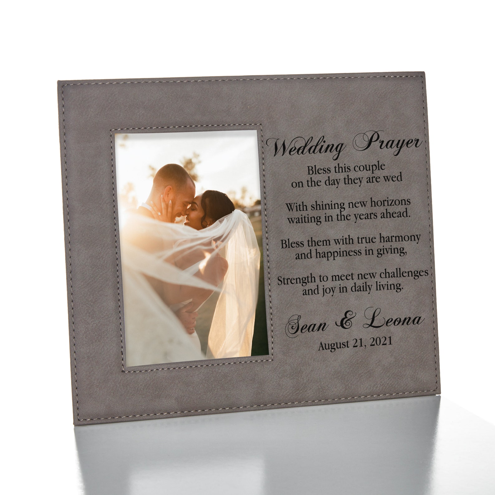 Marriage Prayer Picture Frame Religious Wedding Picture | Etsy