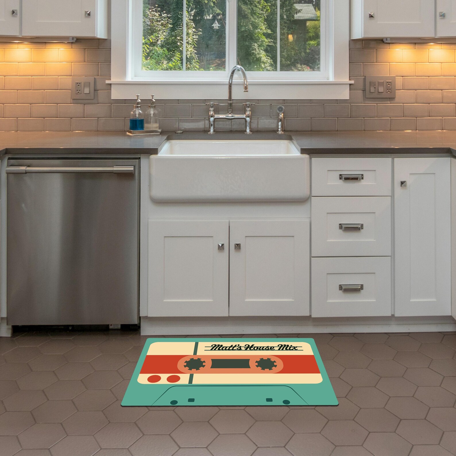 Mixed Tape Welcome Mat | Personalized Mixtape Mat | Unique Mancave ...