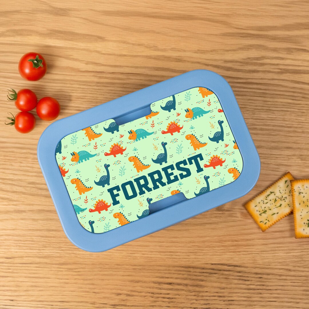 Custom Dinosaur Boy Lunch Box | Back to School Dino Bento Box ...