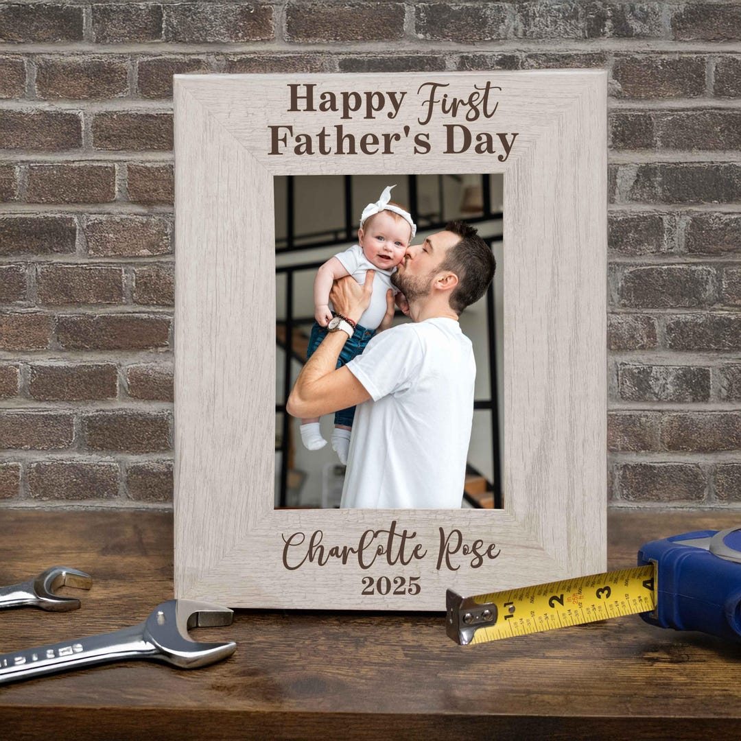 First Father's Day Frames | Personalized First Father's Day Gift From ...
