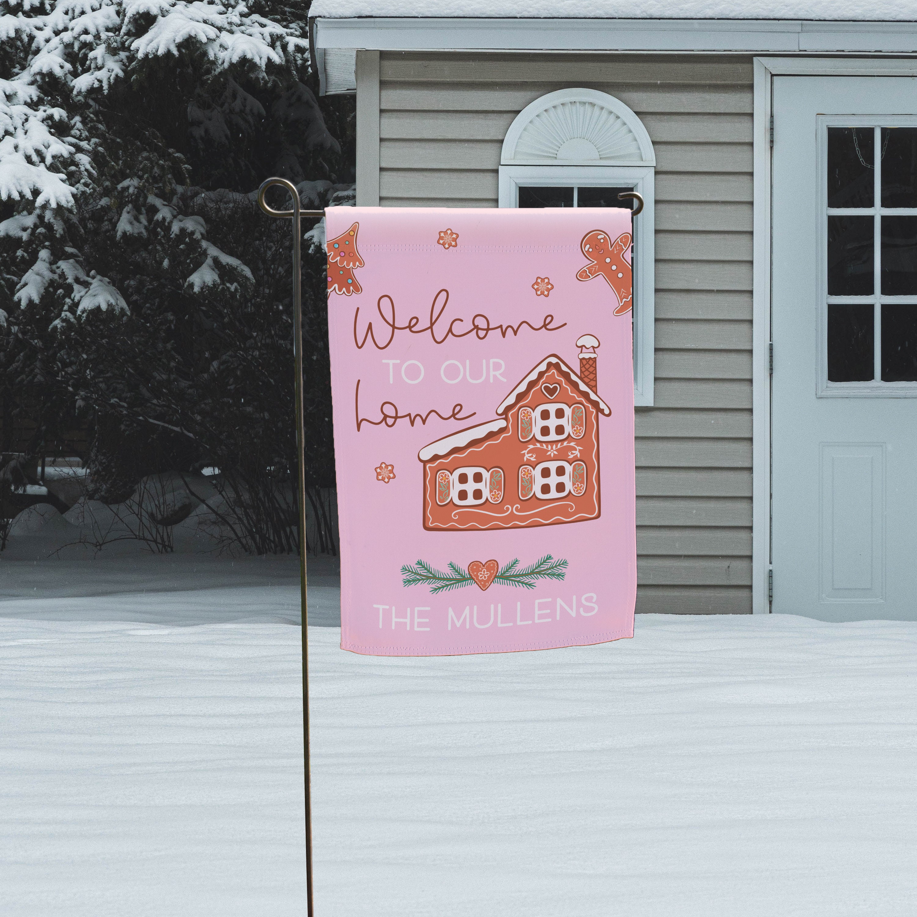Christmas Welcome Decor | Gingerbread Christmas Garden Decor sold by ...