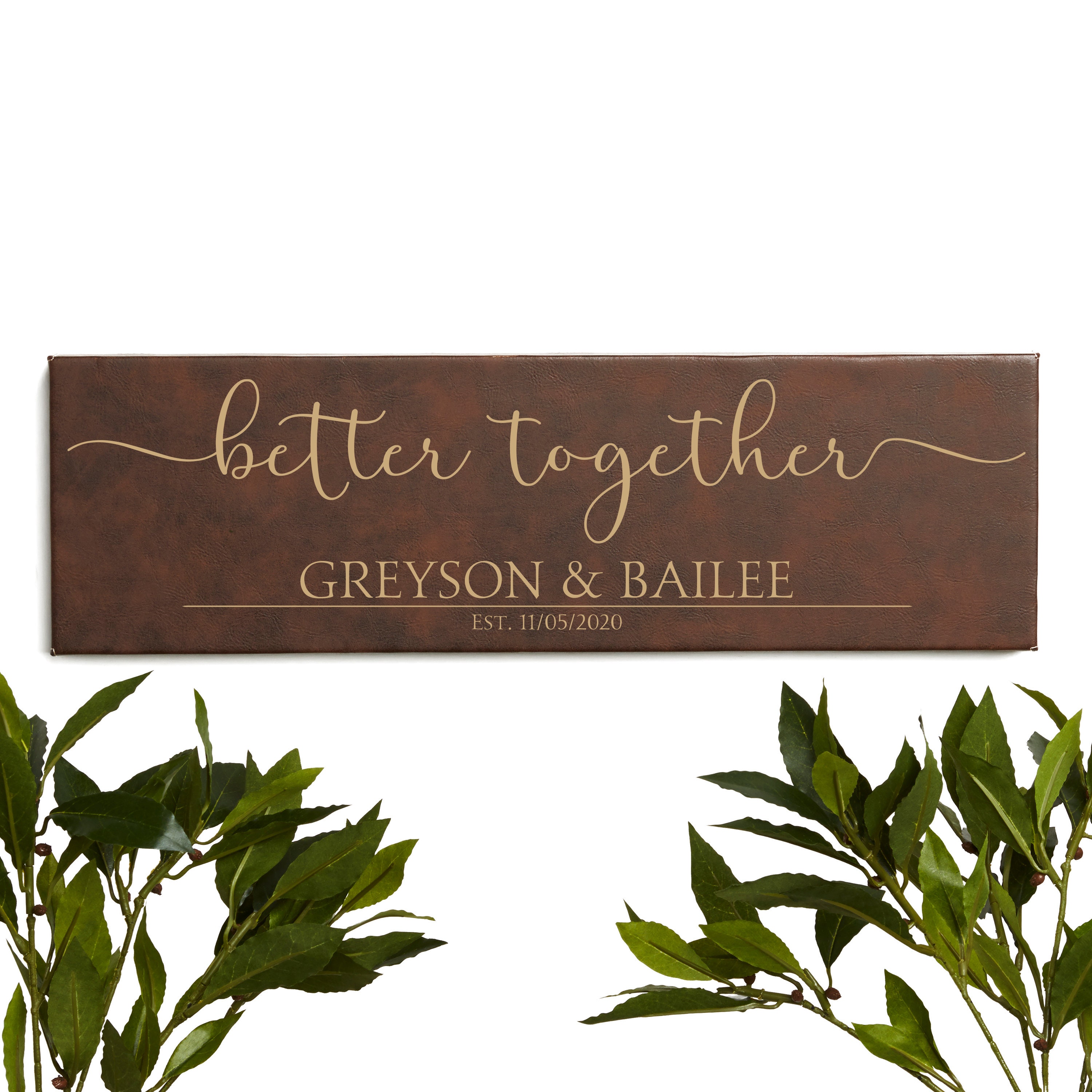 Personalized Better Together Wall Sign Better Together Sign - Etsy