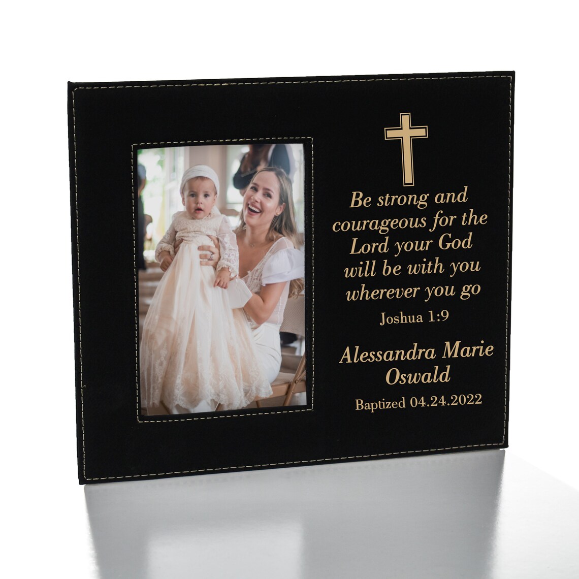 Baptism Picture Frame Personalized Religious Baptism Gift - Etsy