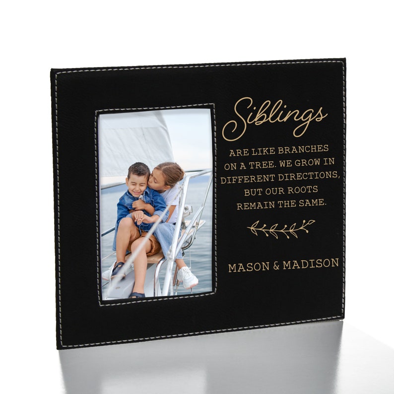Siblings Picture Frame | Personalized Siblings Photo Frame | Brother ...