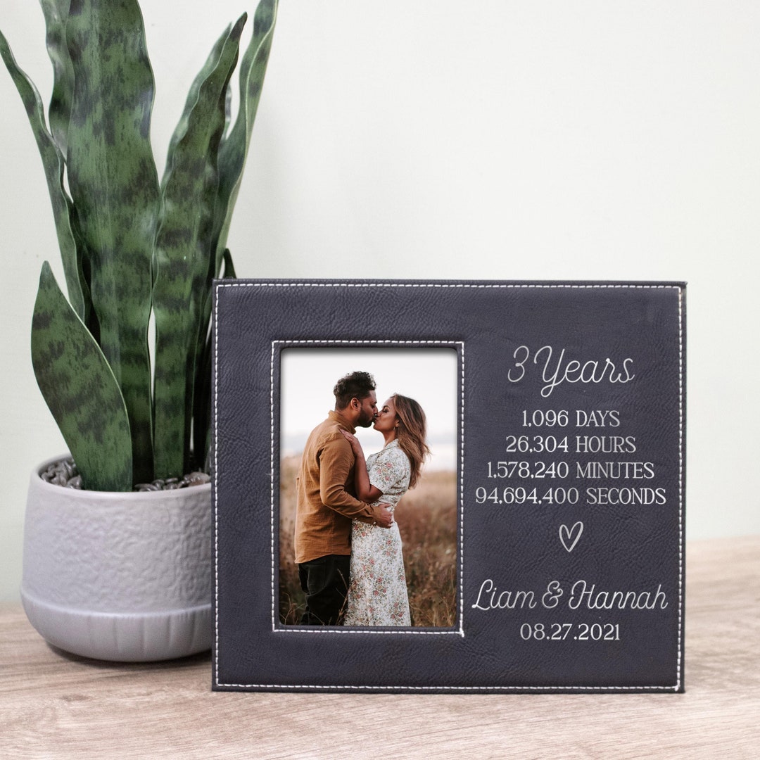 Personalized Anniversary Timeline Picture Frame Time Together ...