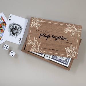 Families That Play Together Card Game Box | Game Night Gift | Game ...