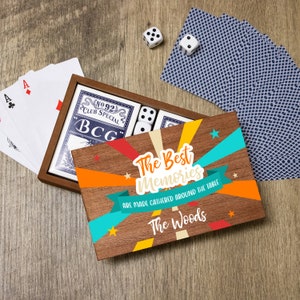 Game Room Card and Dice Set | Family Game Night Gift | Game Room Decor ...