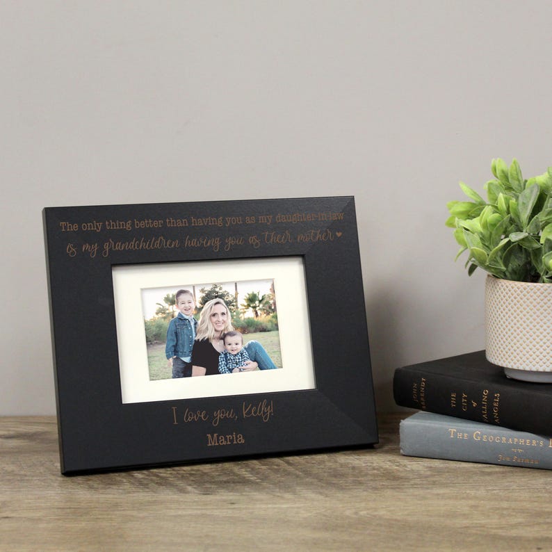 Engraved Daughter-in-law Picture Frame | Mother's Day Gift for Daughter ...