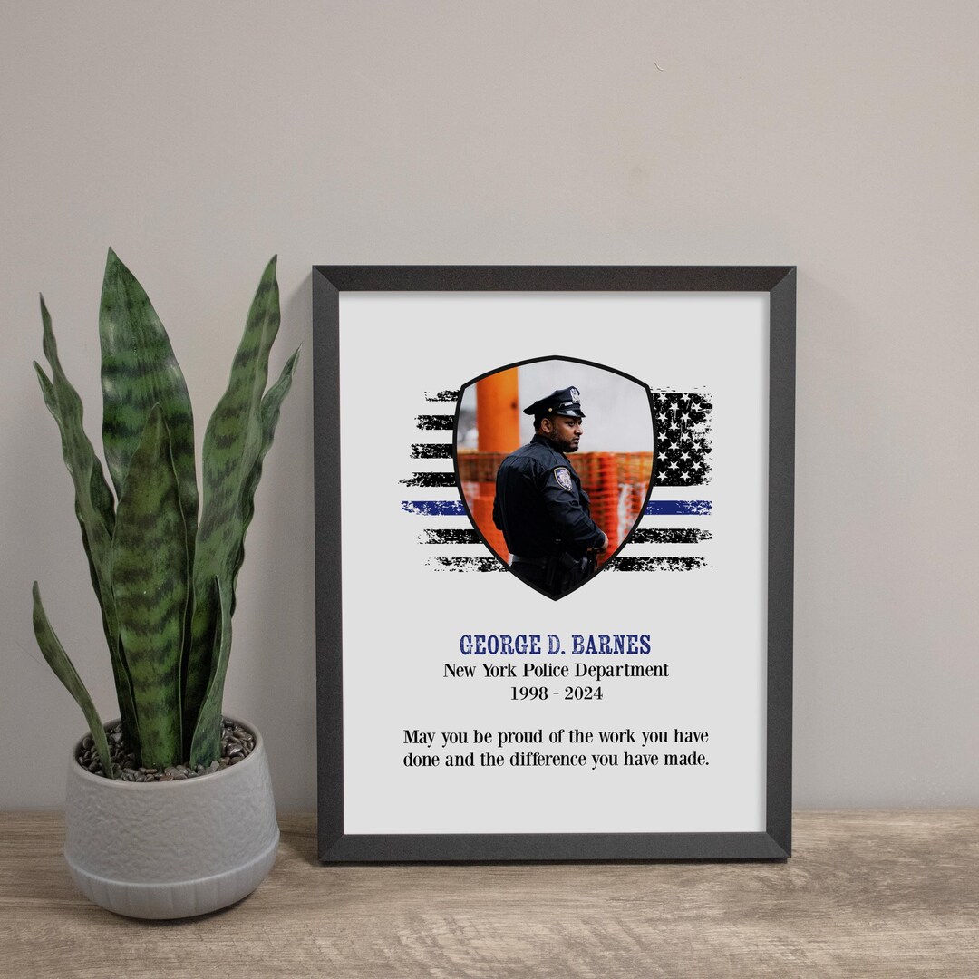 Police Retirement Sign | Police Office Retirement Gifts | Personalized ...