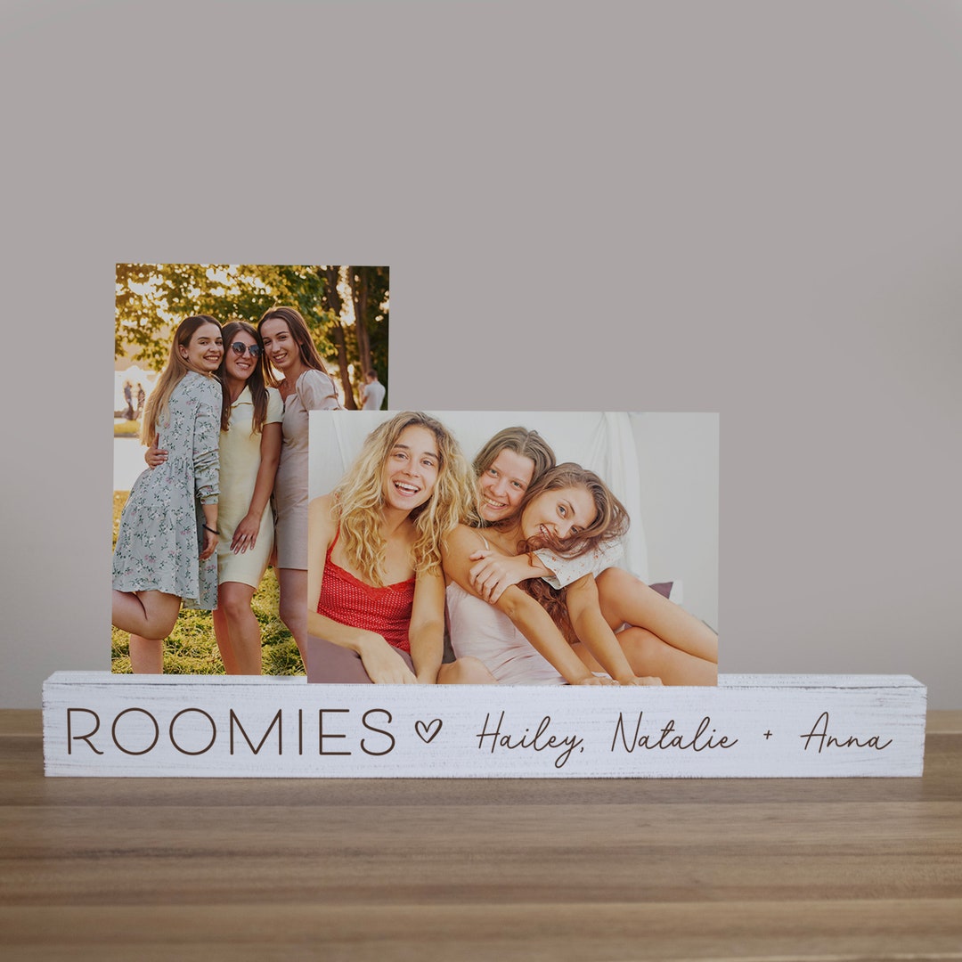 Roomies Photo Block | Dorm Room Picture Frame | Roommates Picture Frame ...