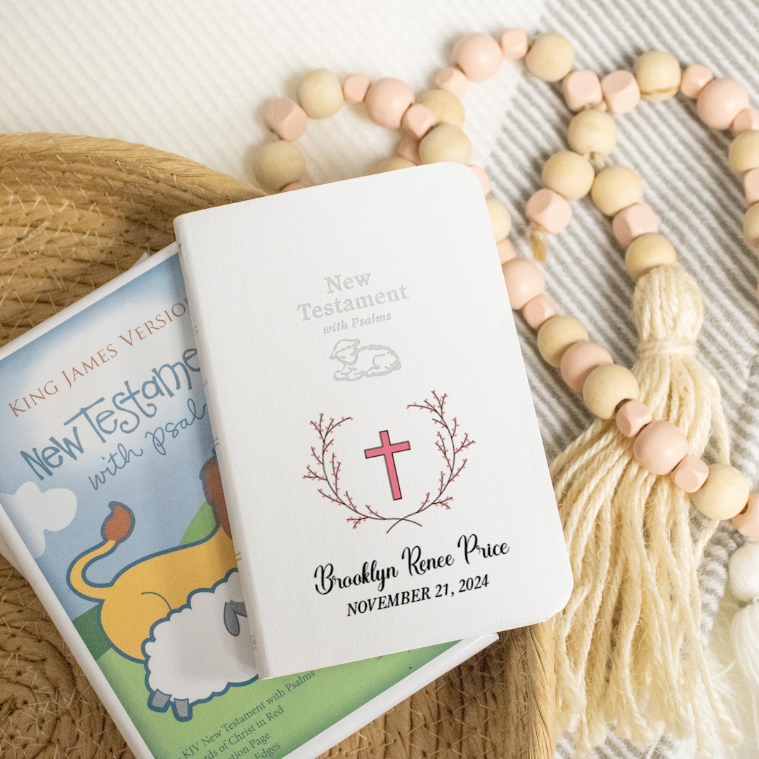 Personalized Bible for Kids | Baby Bible With Name and Birthday ...