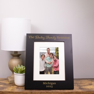 Personalized Family Reunion Frame | Picture Frame for Family Get ...
