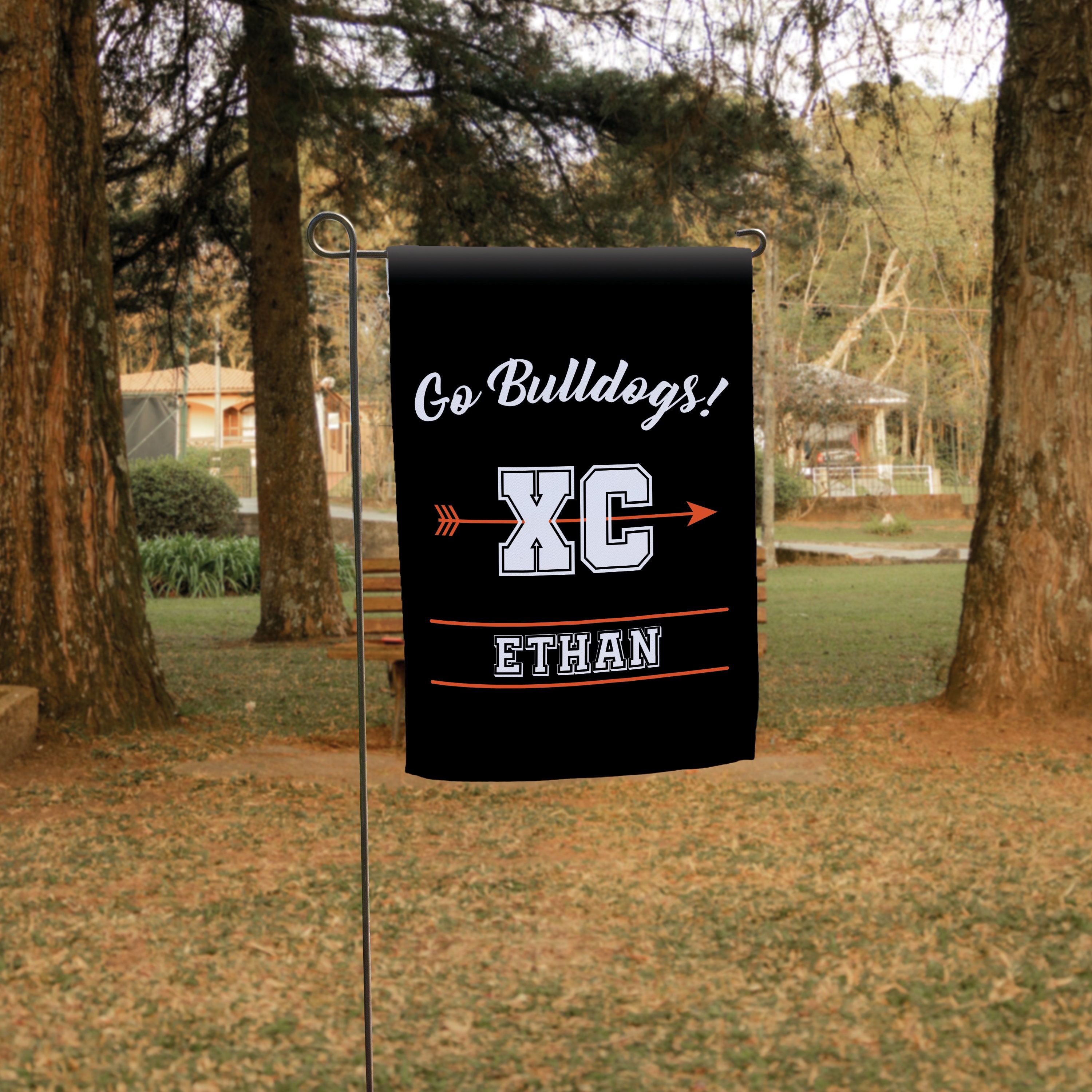 Cross Country Runner Garden Flag | Personalized Cross Country Team Sign ...