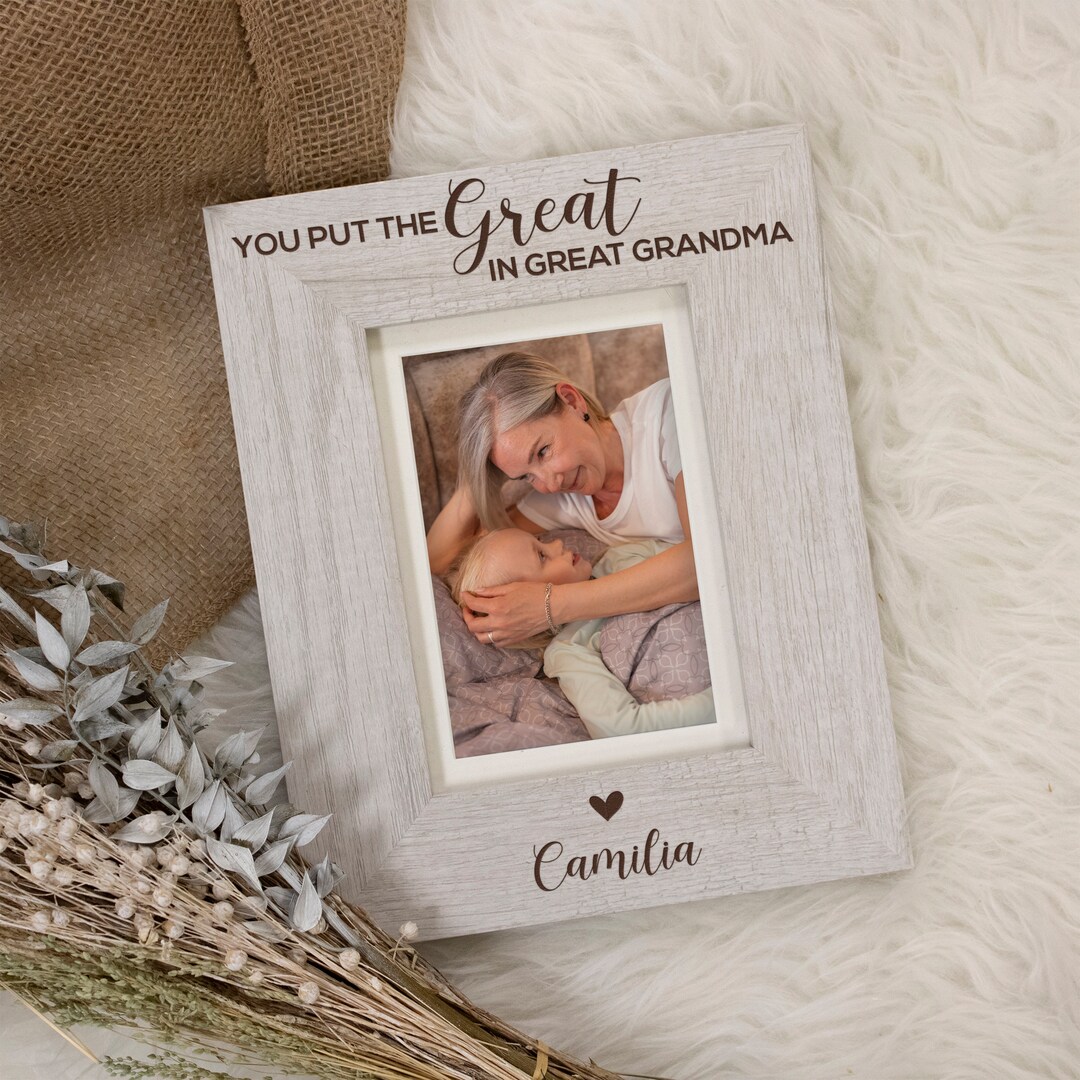 Great Grandma Picture Frame | Personalized Great Grandma Mother's Day ...