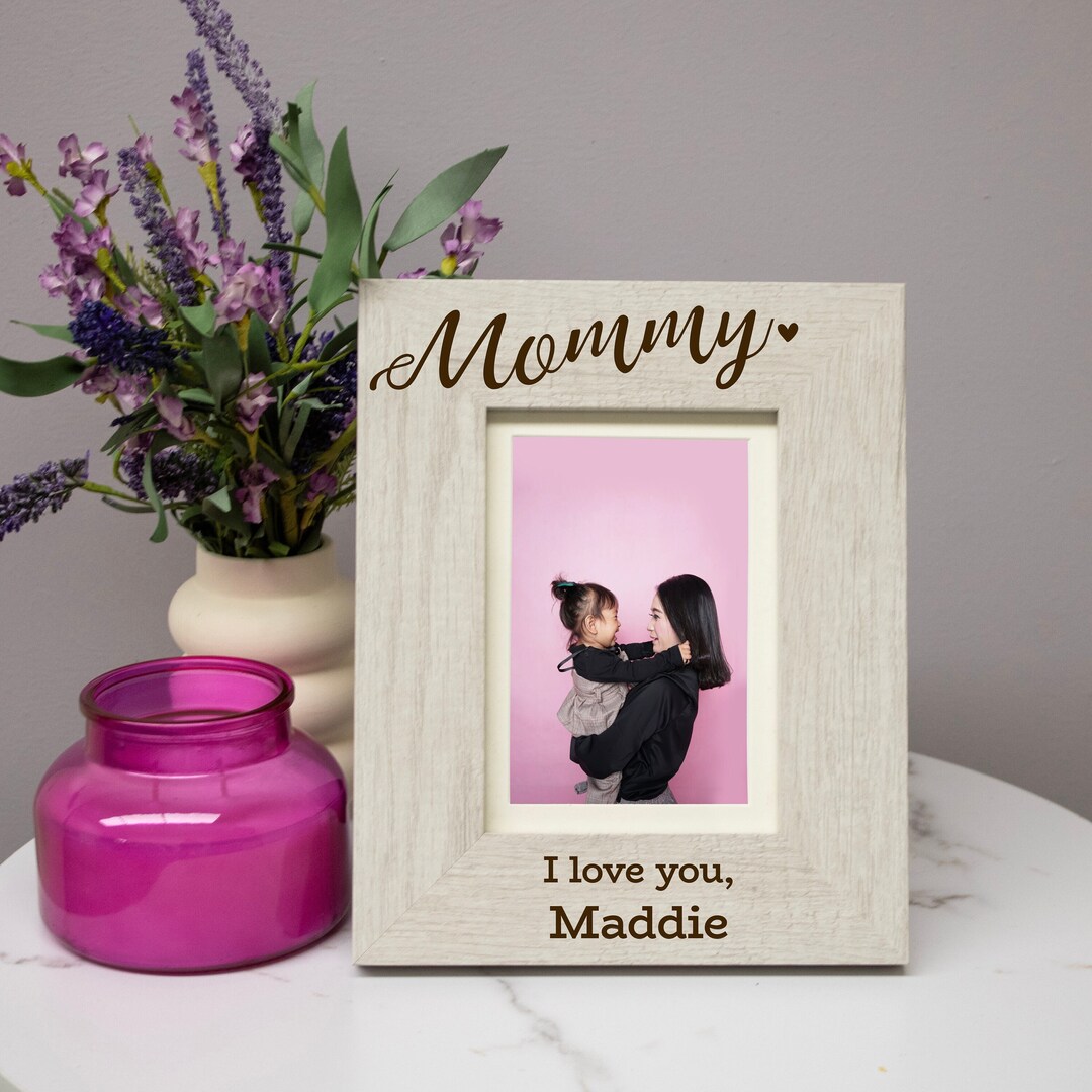 Mommy & Me Picture Frame Personalized Mommy Picture Frame Mommy and Me ...