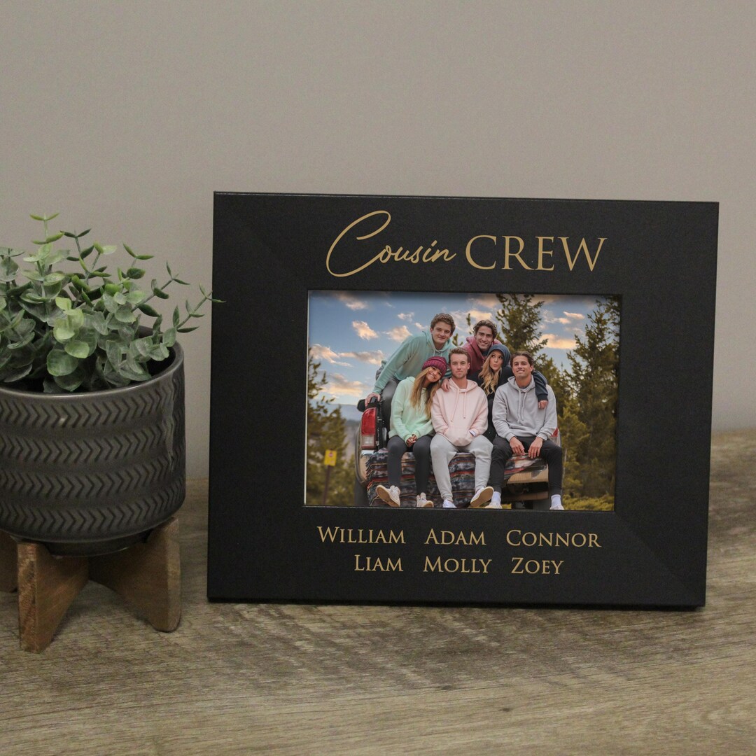 Cousins Picture Frame Personalized With Names | Picture Frame Gift for ...