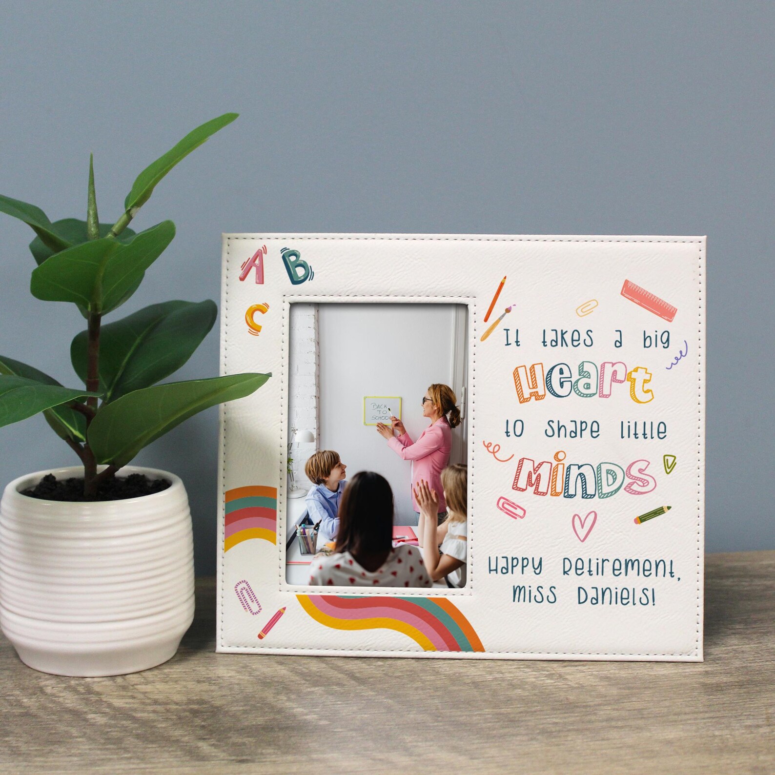Teacher Appreciation Picture Frame | Teacher Gift From Class | End of ...