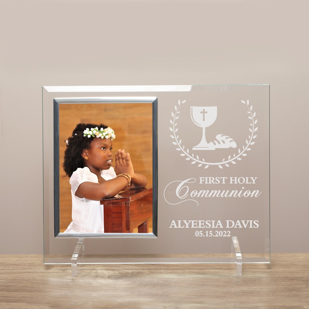 First Communion Picture Frame | Personalized First Communion Gift for ...