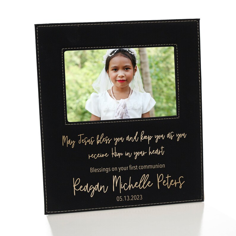 First Communion Picture Frame Personalized First Communion - Etsy