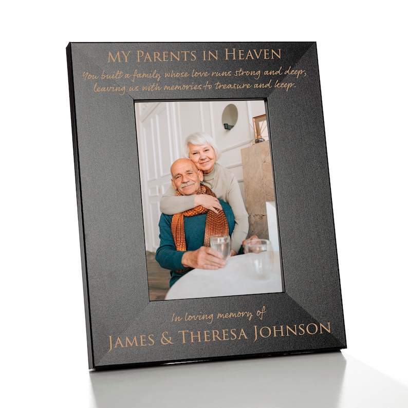Parents Memorial Picture Frame Memorial Gift for Loss of - Etsy