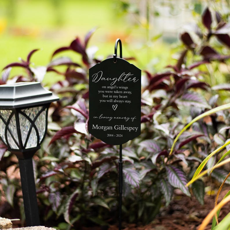 Daughter Memorial Garden Stake | Loss of Daughter Gift | in Memory of ...