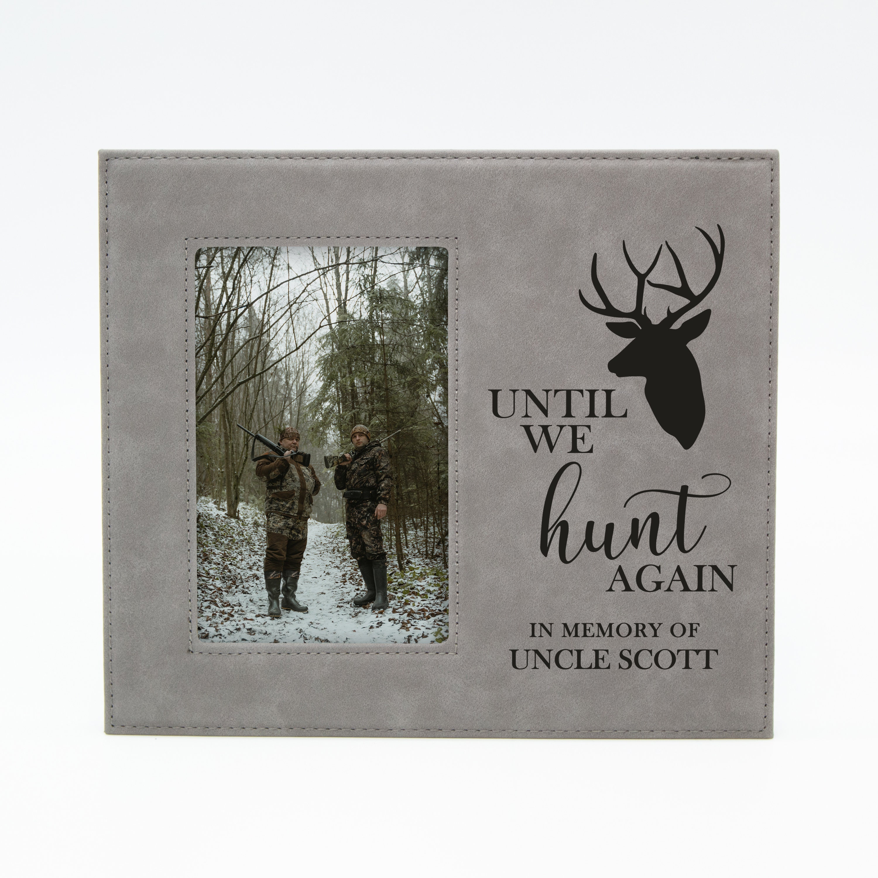 Until We Hunt Again Memorial Picture Frame | Personalized Hunting ...