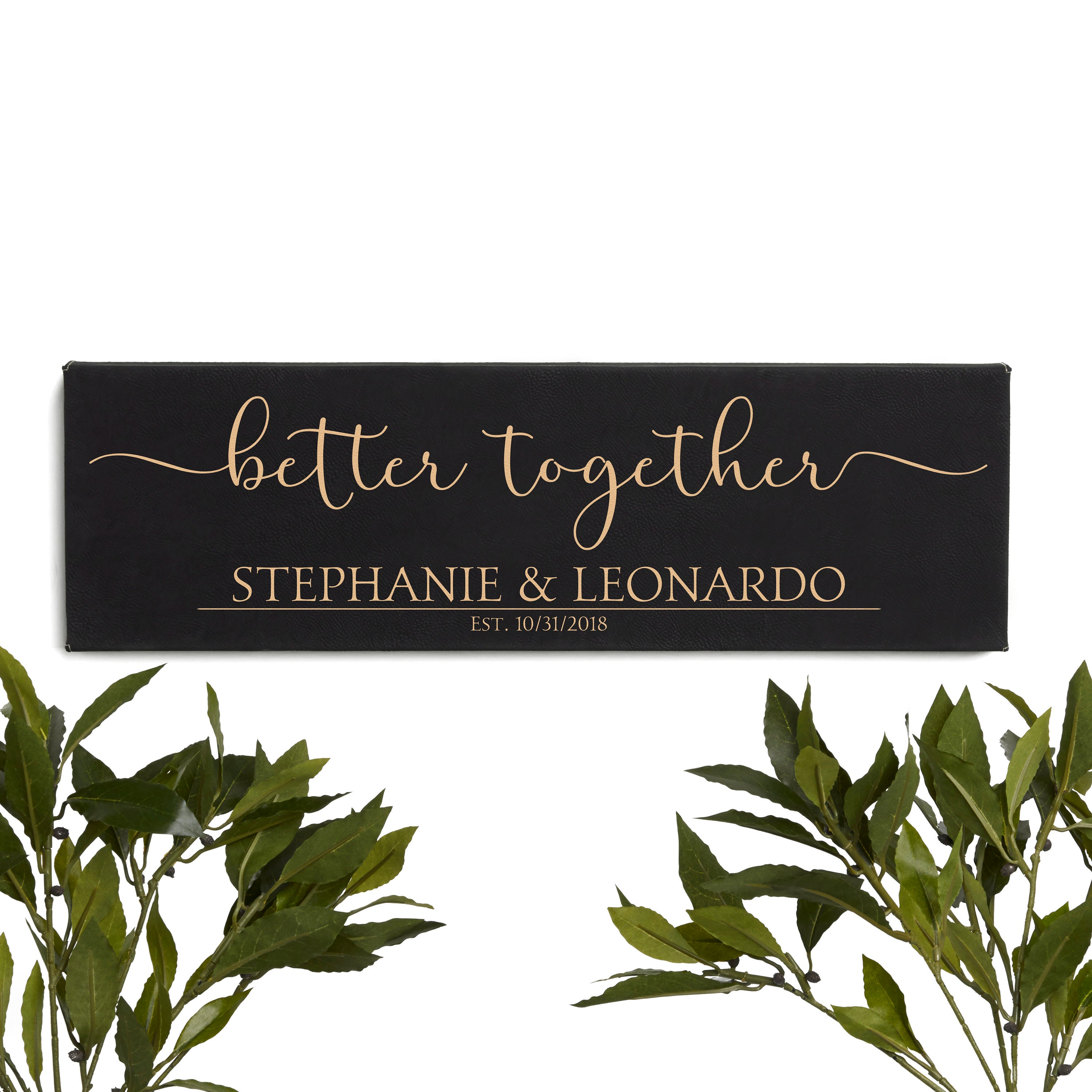 Personalized Better Together Wall Sign Better Together Sign - Etsy