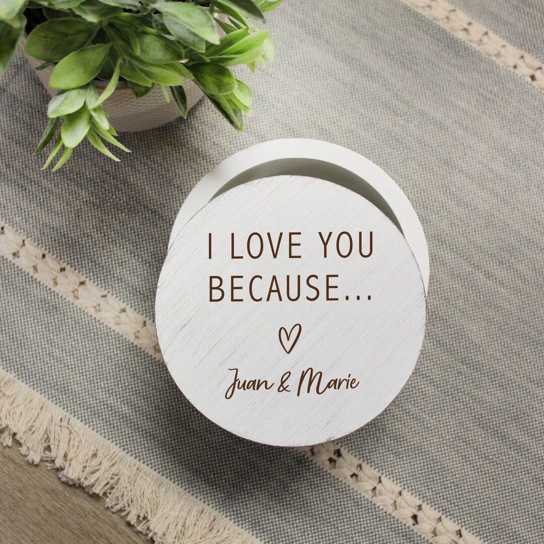 Reasons Why I Love You Box for Valentine's Day Romantic - Etsy