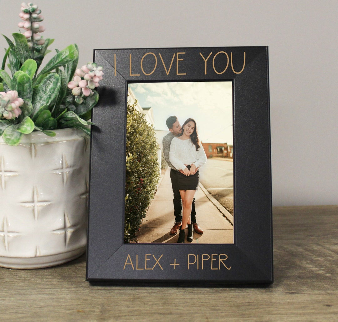 I Love You Picture Frame Personalized I Love You Picture - Etsy
