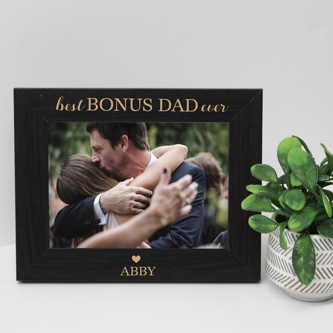 Bonus Dad Picture Frame Step Dad Picture Frame - Etsy