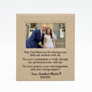Personalized Confirmation Sponsor Frame | Religious Confirmation Gift ...