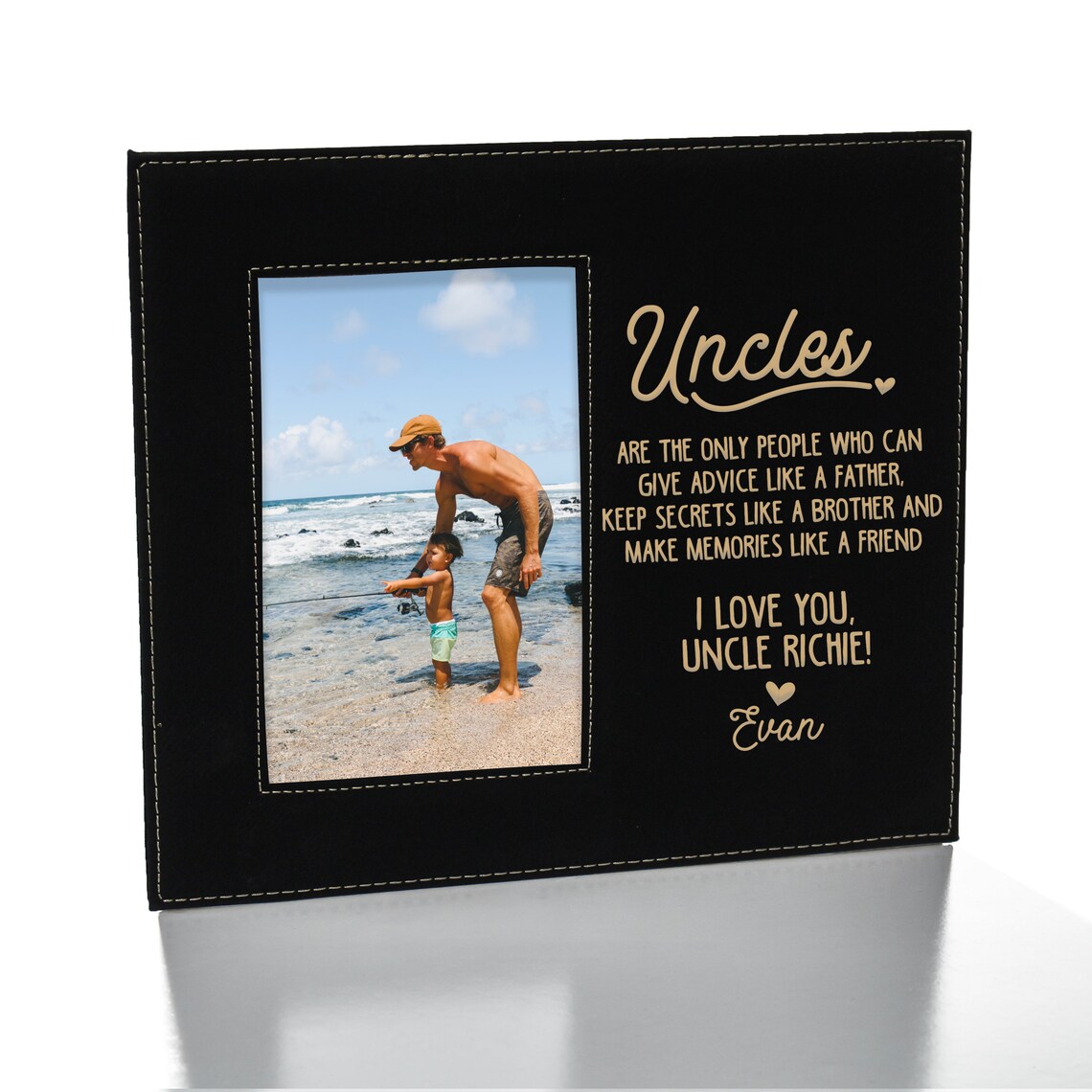 Uncle Picture Frame Personalized Uncles Picture Frame | Etsy