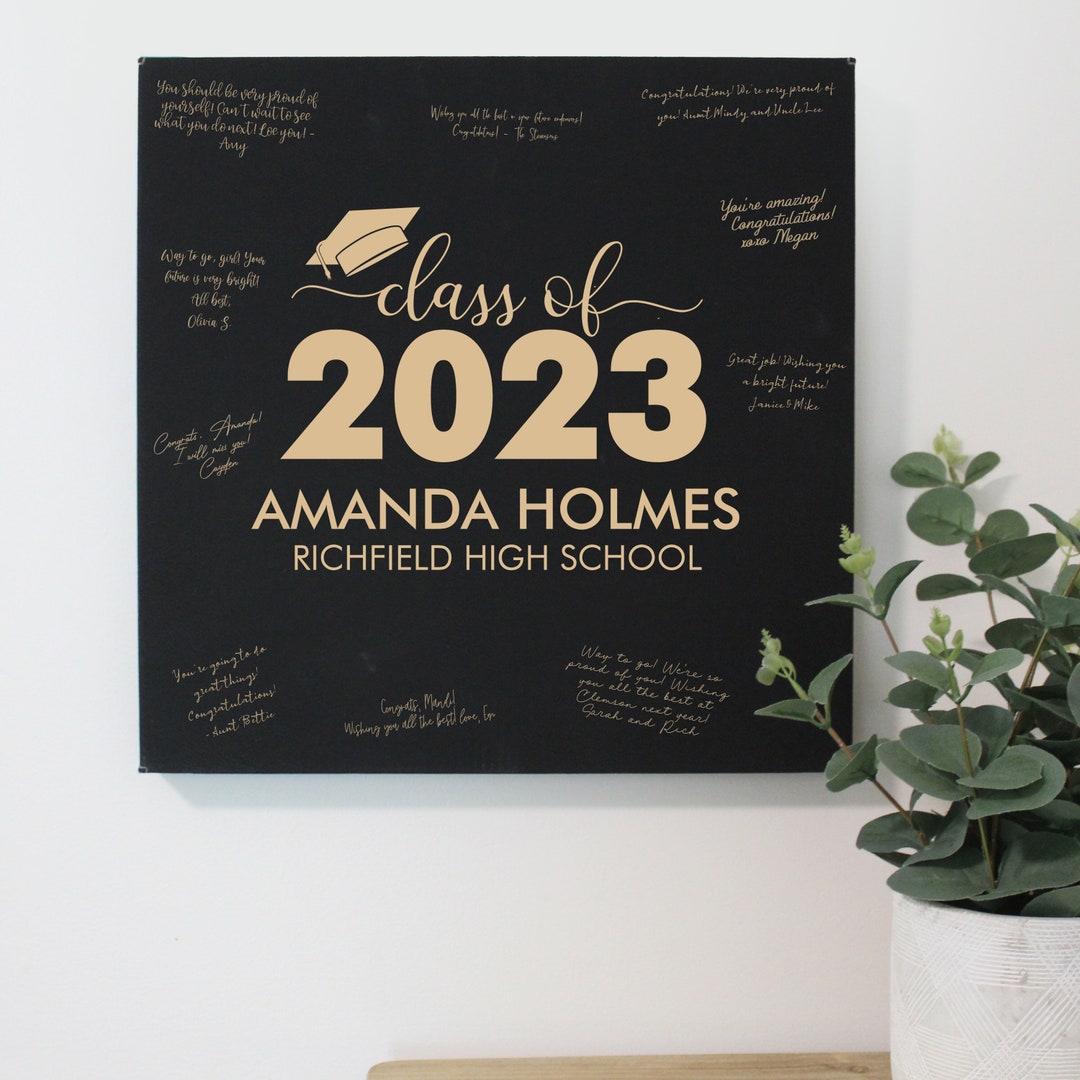 Graduation Signature Board Personalized Class of 2023 - Etsy