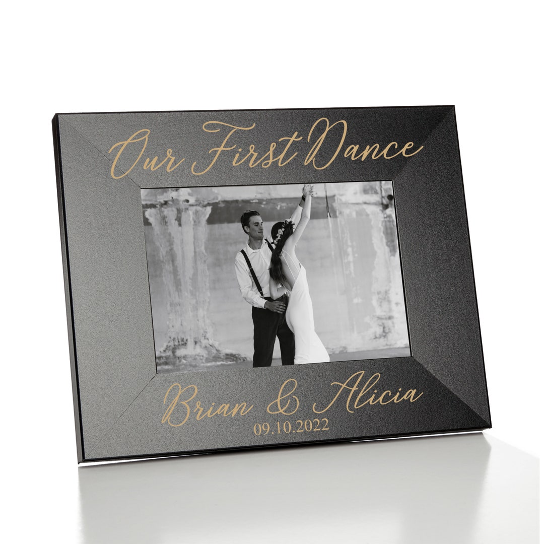 Our First Dance Picture Frame Wedding First Dance Photo Gift ...