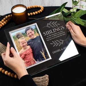 Personalized Siblings Gifts | Siblings Picture Frame | Christmas Gift ...