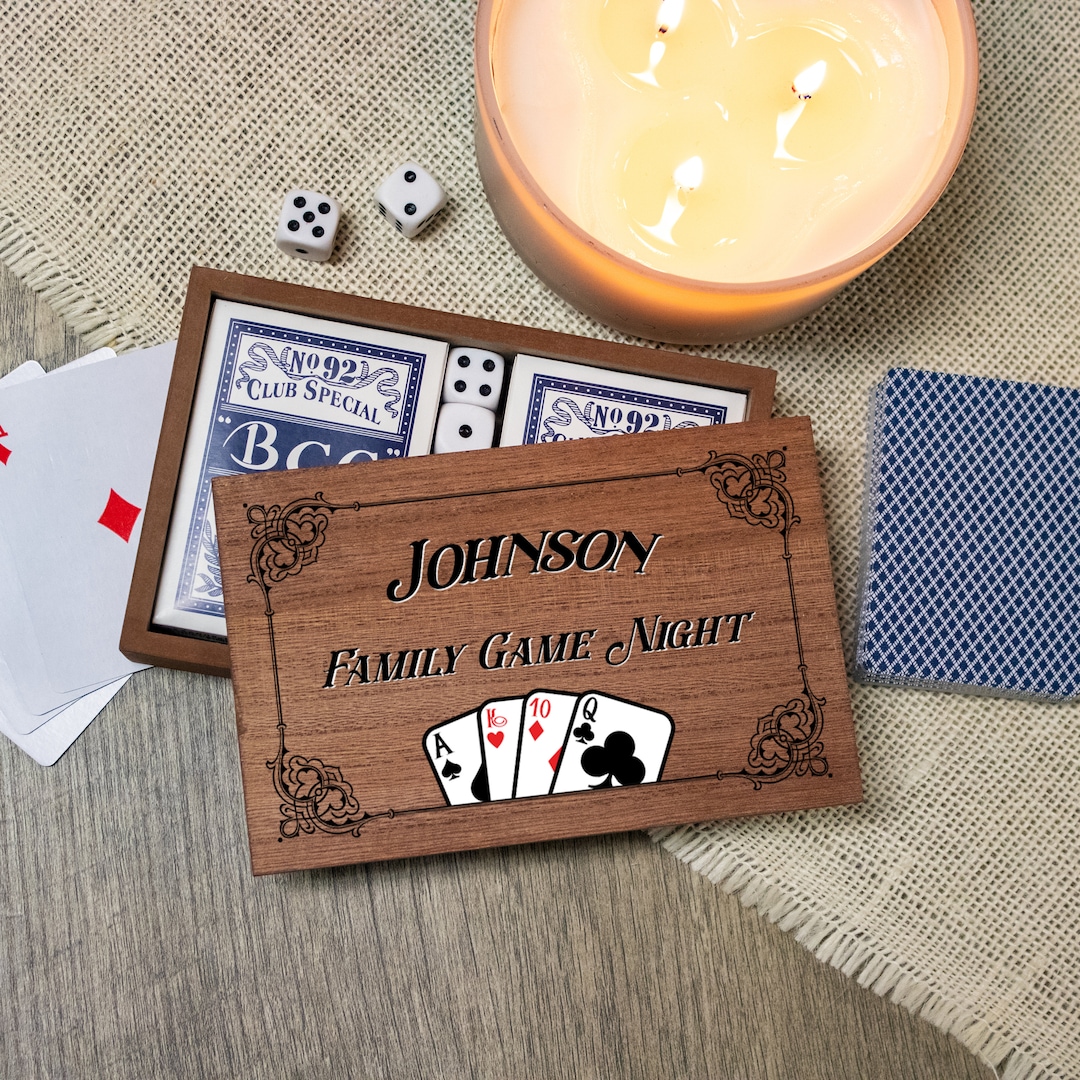 Family Game Night Gift | Card Game Box Housewarming Gift | Game Room ...
