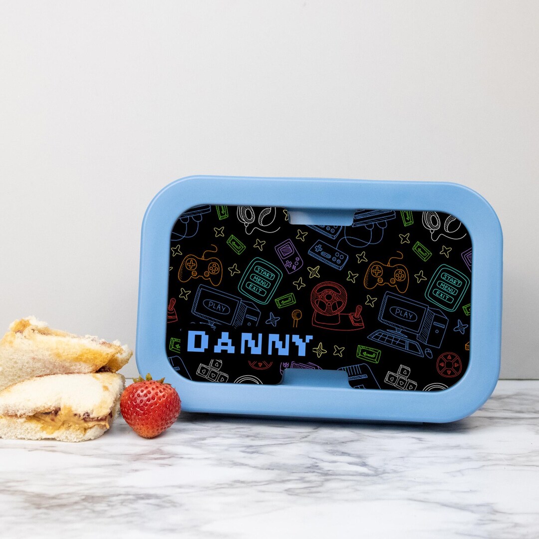 Personalized Gamer Lunch Box for Boys | Custom Boy Bento Box | Back to ...