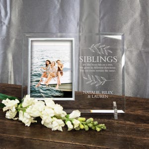 Personalized Siblings Gifts | Siblings Picture Frame | Christmas Gift ...
