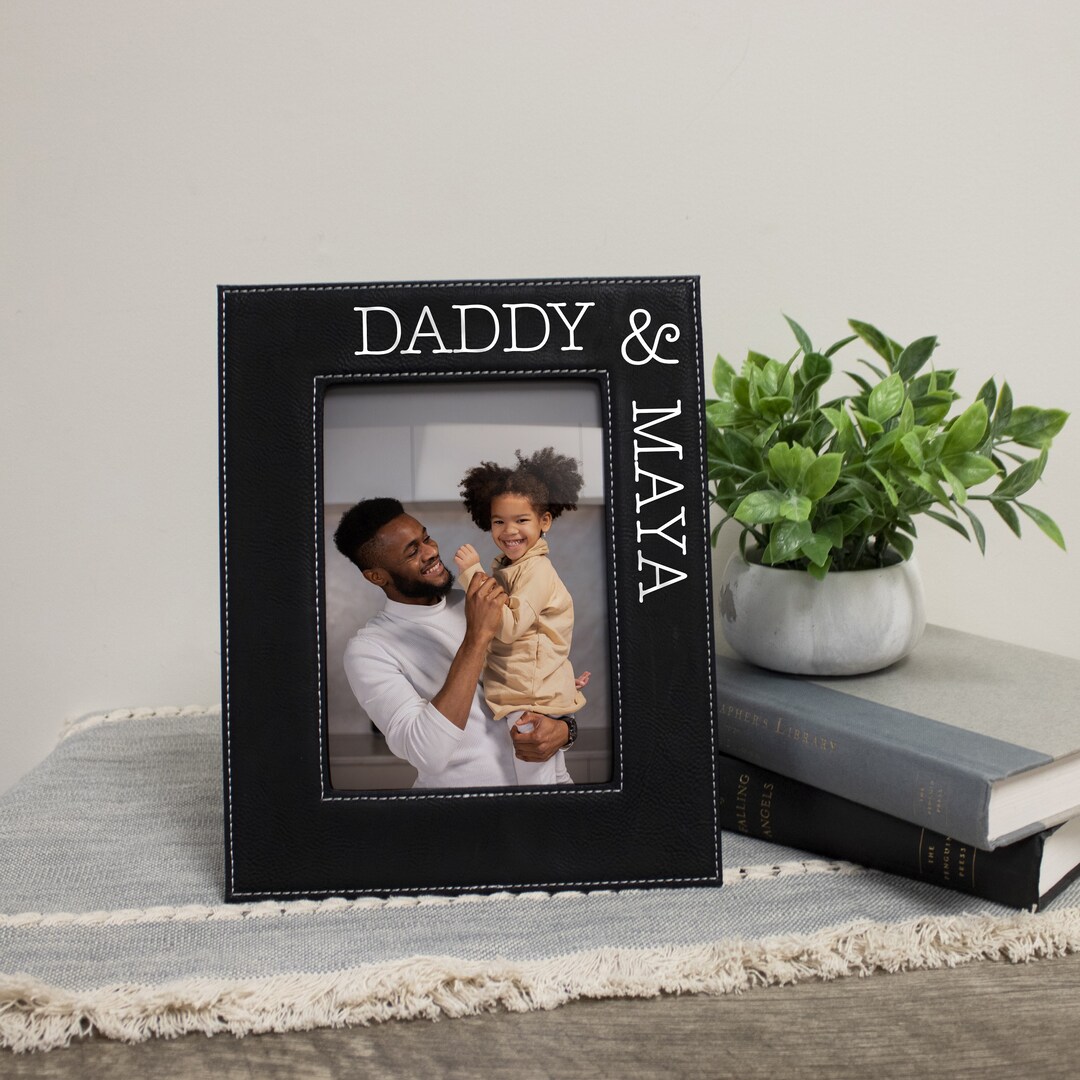 Daddy and Me Picture Frame | Personalized Dad and Daughter Picture ...