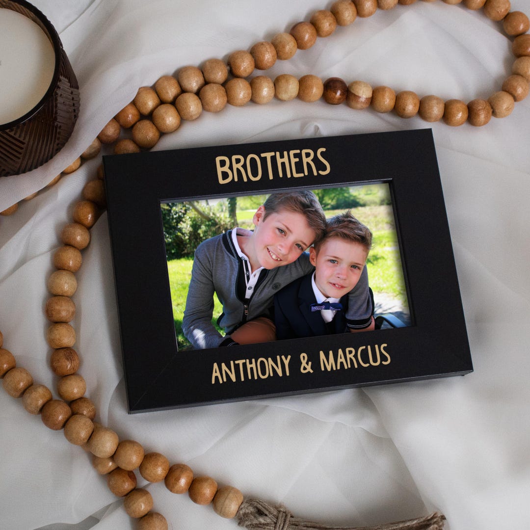 Personalized Brothers Picture Frame | Custom Brothers Picture Frame ...