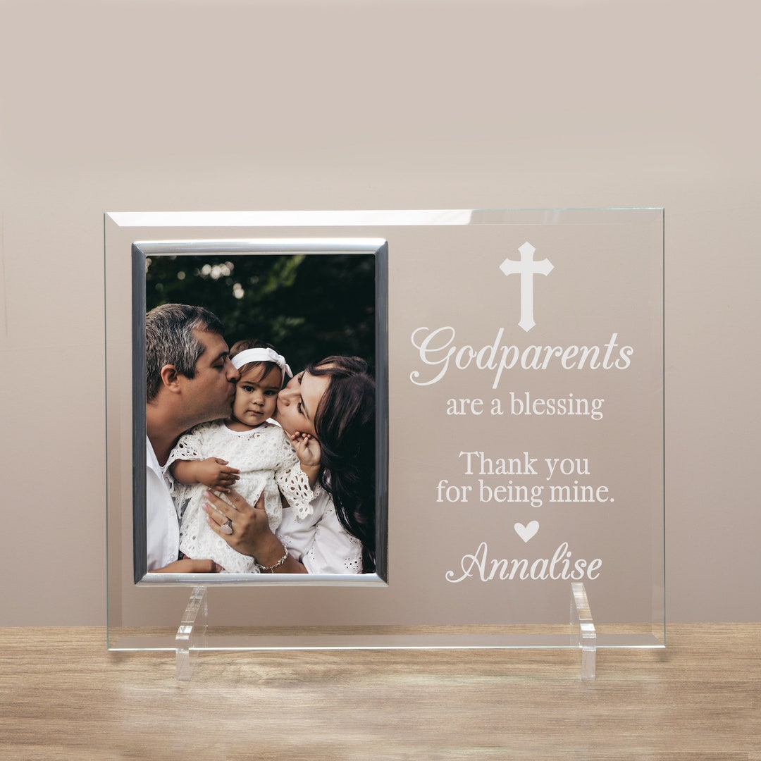 Personalized God Parents Picture Frame | Gift for God Parents ...
