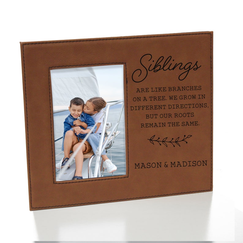 Siblings Picture Frame Personalized Siblings Photo Frame - Etsy