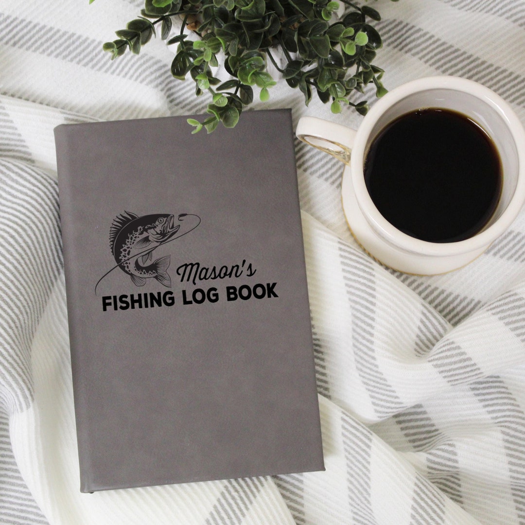 Custom Fishing Journal | Personalized Fishing Log Book | Fishing Gifts ...