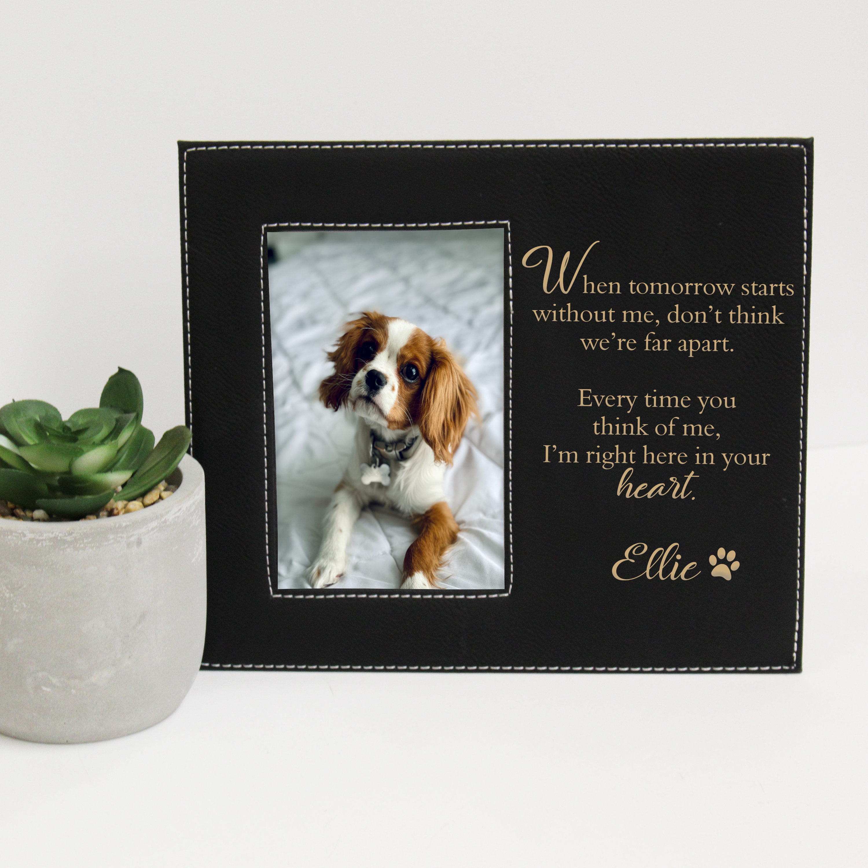 Dog Loss Gift Frame Dog Sympathy Picture Frame | Etsy