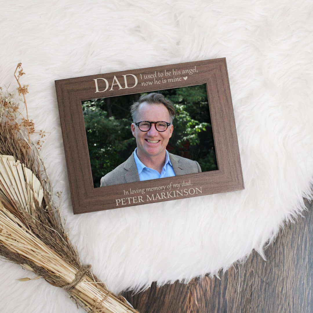 Dad Memorial Picture Frame | Personalized Dad Memorial Gift | Dad is My ...
