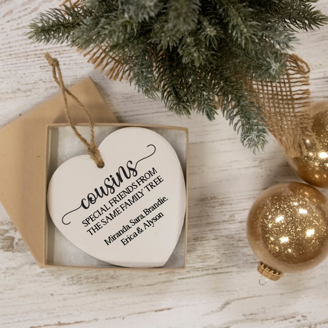 Cousins Ornament Personalized | Cousins Friends Christmas Ornament ...