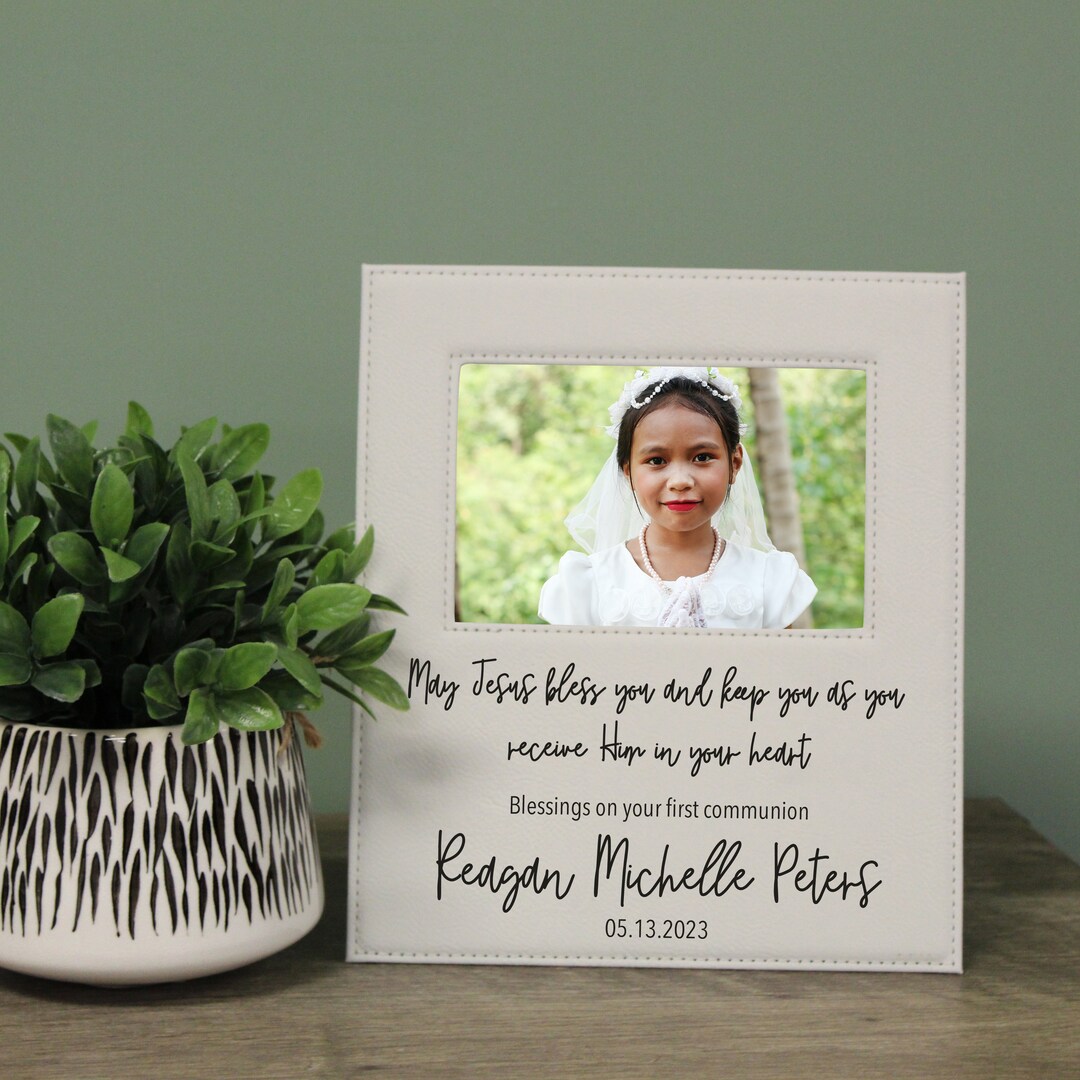 First Communion Picture Frame Personalized First Communion Gift 1st ...