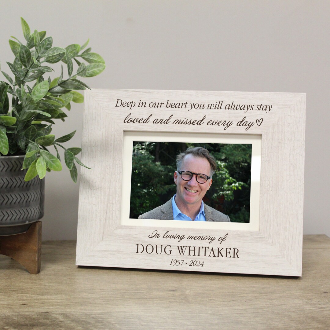 Personalized Memorial Picture Frame | Loved and Missed Picture Frame ...