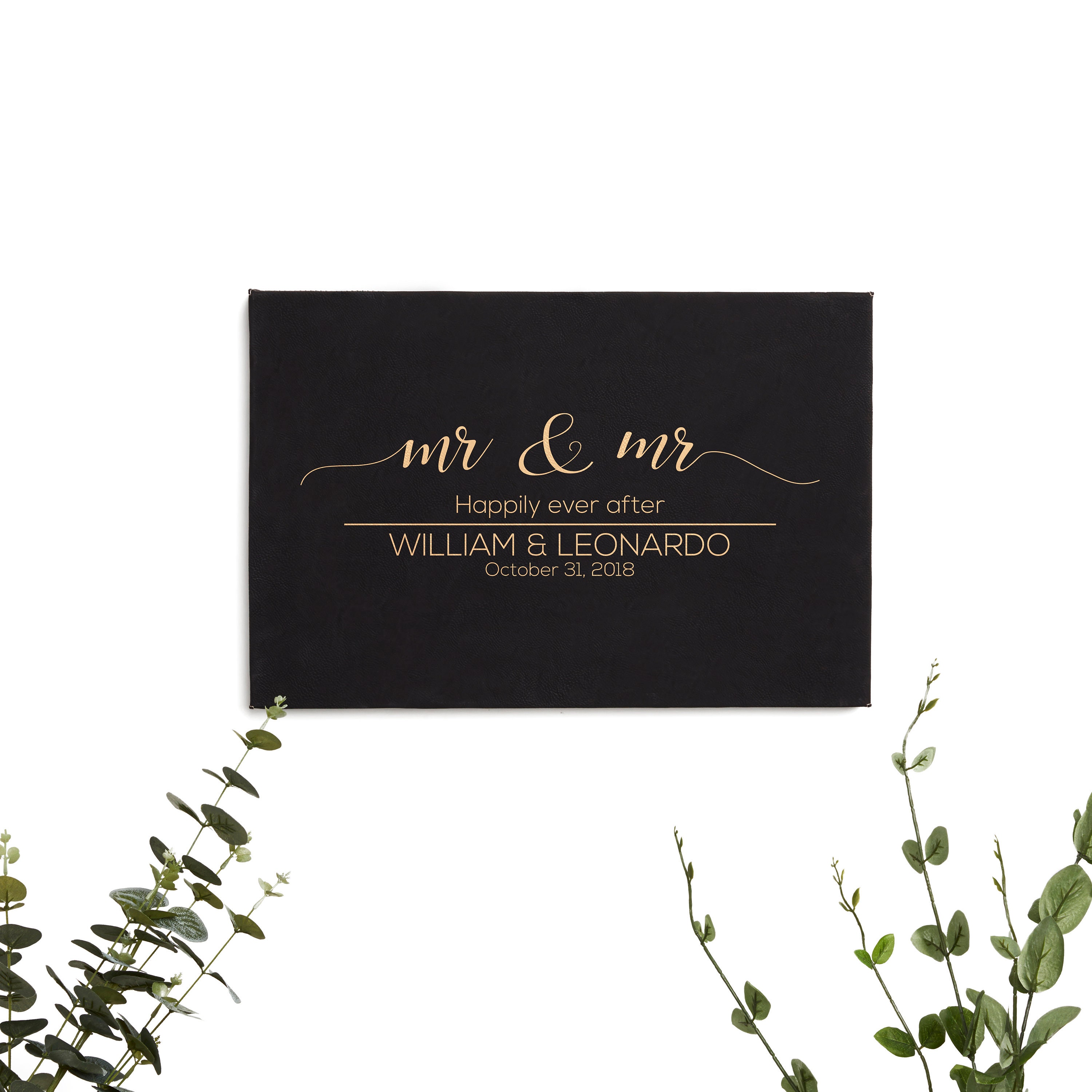 Personalized Wedding Guest Signature Board Wedding Guest | Etsy